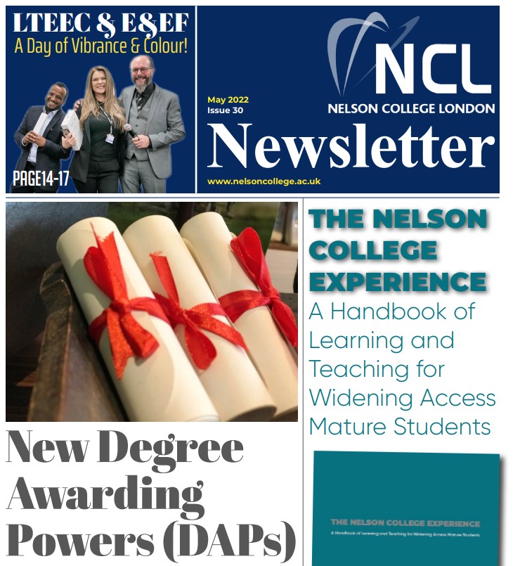 Newsletter May 2022 - Nelson College London